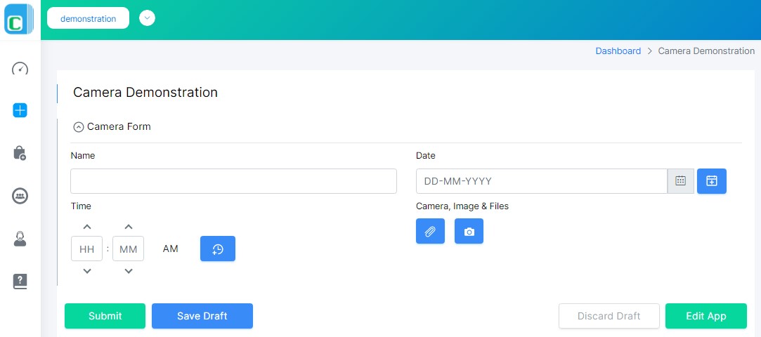Google Forms Alternative with Live Camera - Clappia